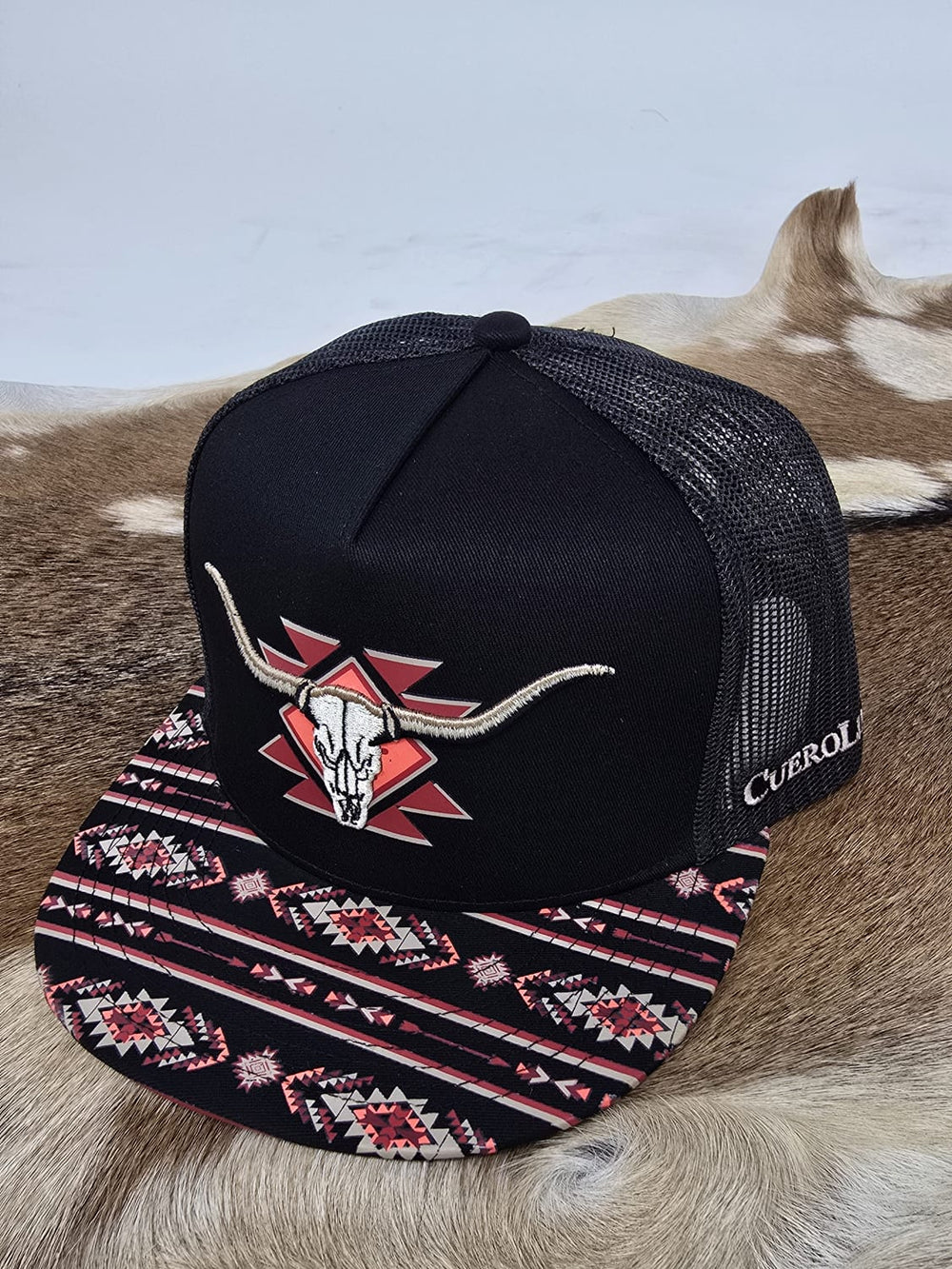 Red Longhorn Cap – CueroLine
