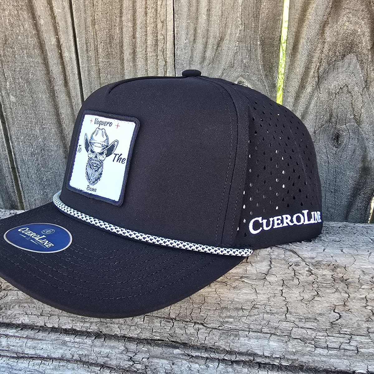 Black Vaquero Rope Cap – CueroLine